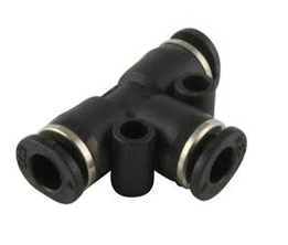 Equal Tee Tube x Tube Connector Micro Metal Pneumatic Push-In Fitting – USC Hydraulics