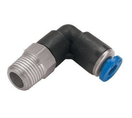 Metric Taper Male Stud Elbow x Tube Metal Pneumatic Push-In Fitting – USC Hydraulics