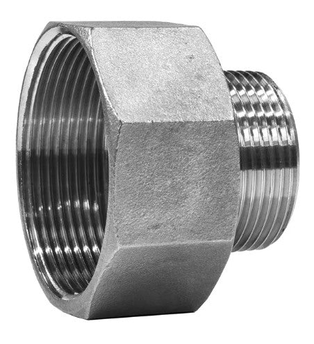 BSP FEM x BSPT Male Reducing Adaptor 150LB 316 Stainless Steel Pipe Fi – USC Hydraulics