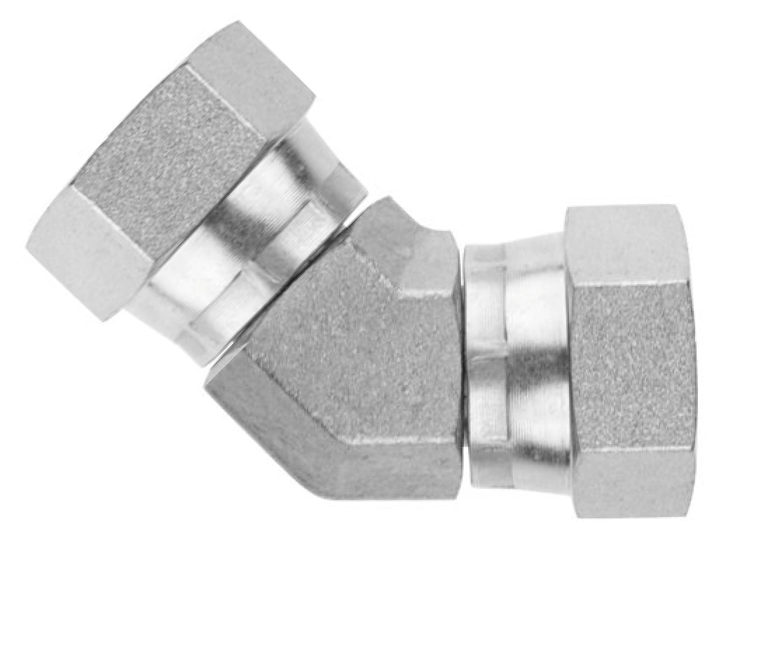 BSP Female x BSP Female 45 Degree Compact Elbow Forged – USC Hydraulics