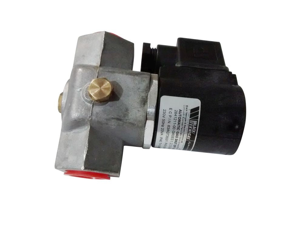 Black Teknigas 2841211-00 Gas Safety Shut-Off Valve 1/2" BSP 230V Seri ...