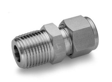 Ham-Let 768LRSS14MMX1/2 - 14mm x 1/2 BSPT Male 316 Stainless Steel Str ...