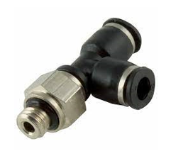 Metric Male Run Leg Tee Micro Metal Pneumatic Push-In Fitting – USC ...