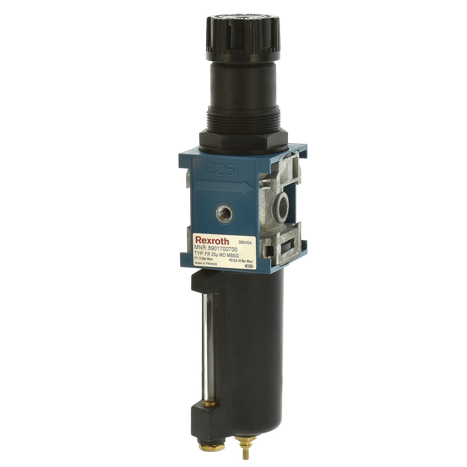 Rexroth 8901700700 Maintenance Air Regulator Unit Type FR 25μ MD MBSG ...